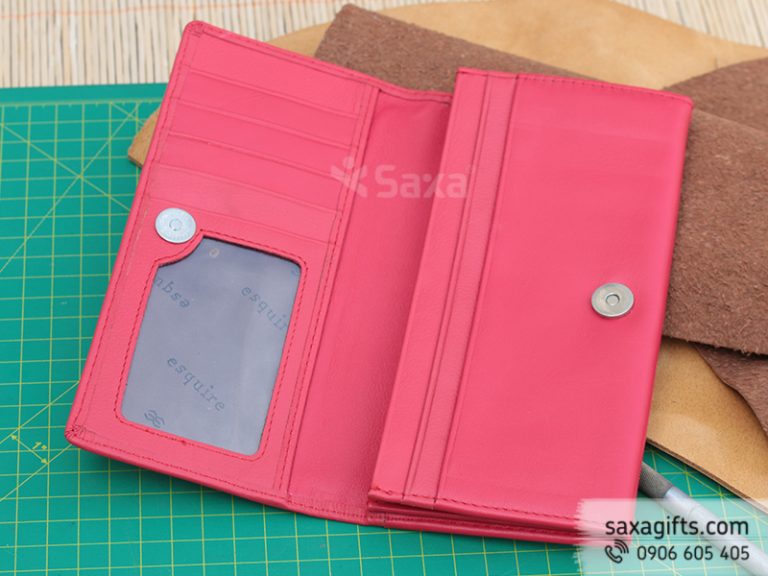 Ví da (Bóp da) - Ví da quà tặng in logo - Xưởng may ví da thật giá rẻ